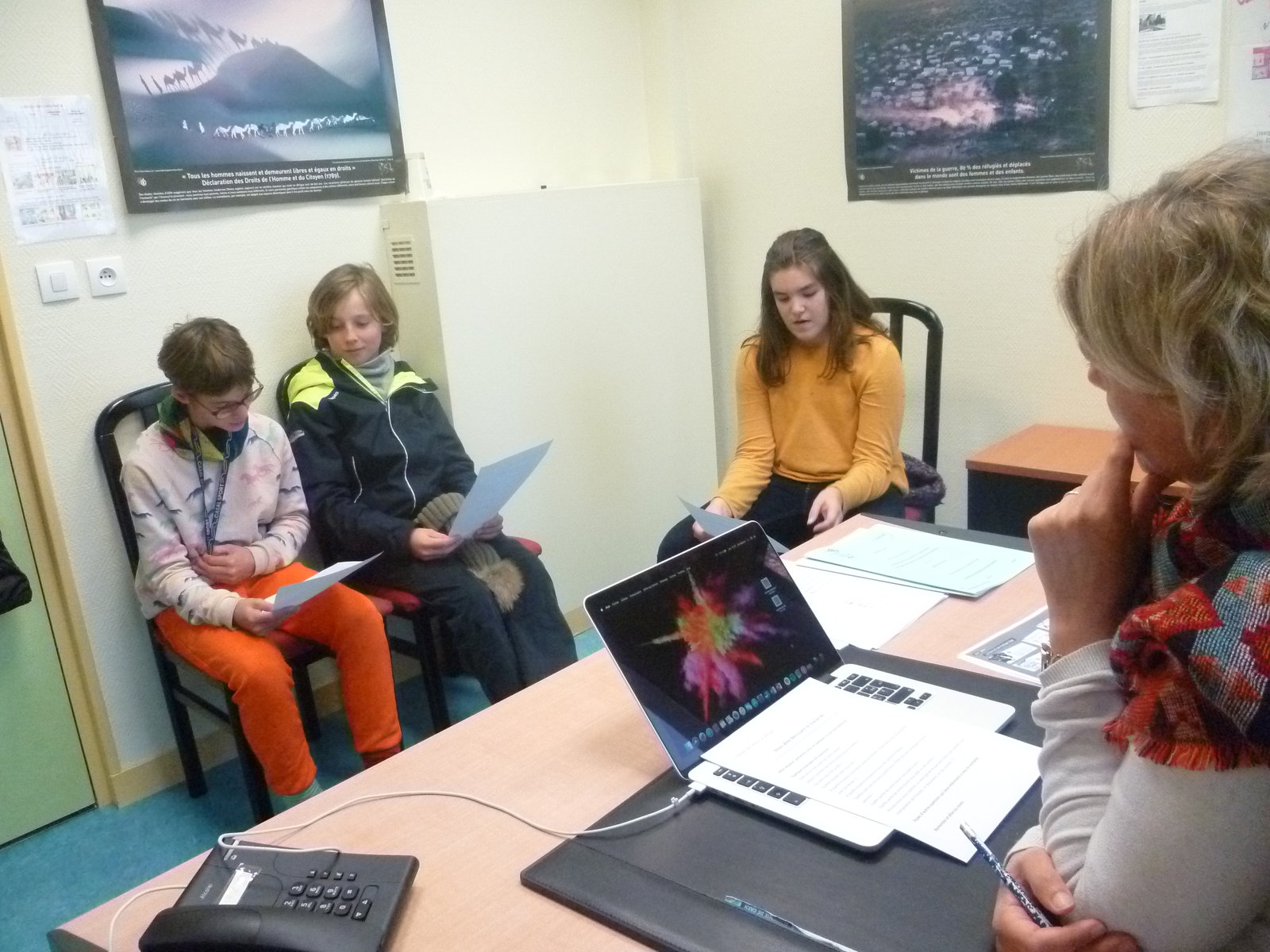 Les 6e rencontrent les personnels du collège - Collège Saint-Exupéry