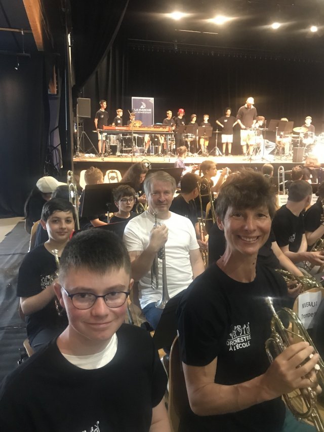 Rassemblement des orchestres à l'école de la Manche - Collège Saint-Exupéry